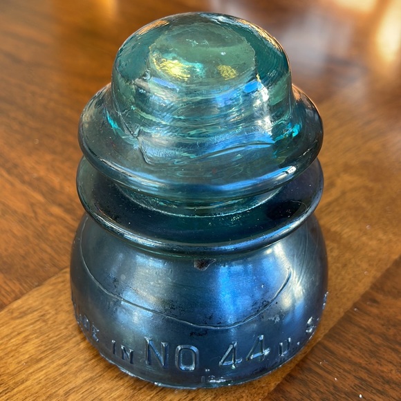 Gayner Glass | Accents | Vintage Teal Green Gayner Glass Telegraph ...